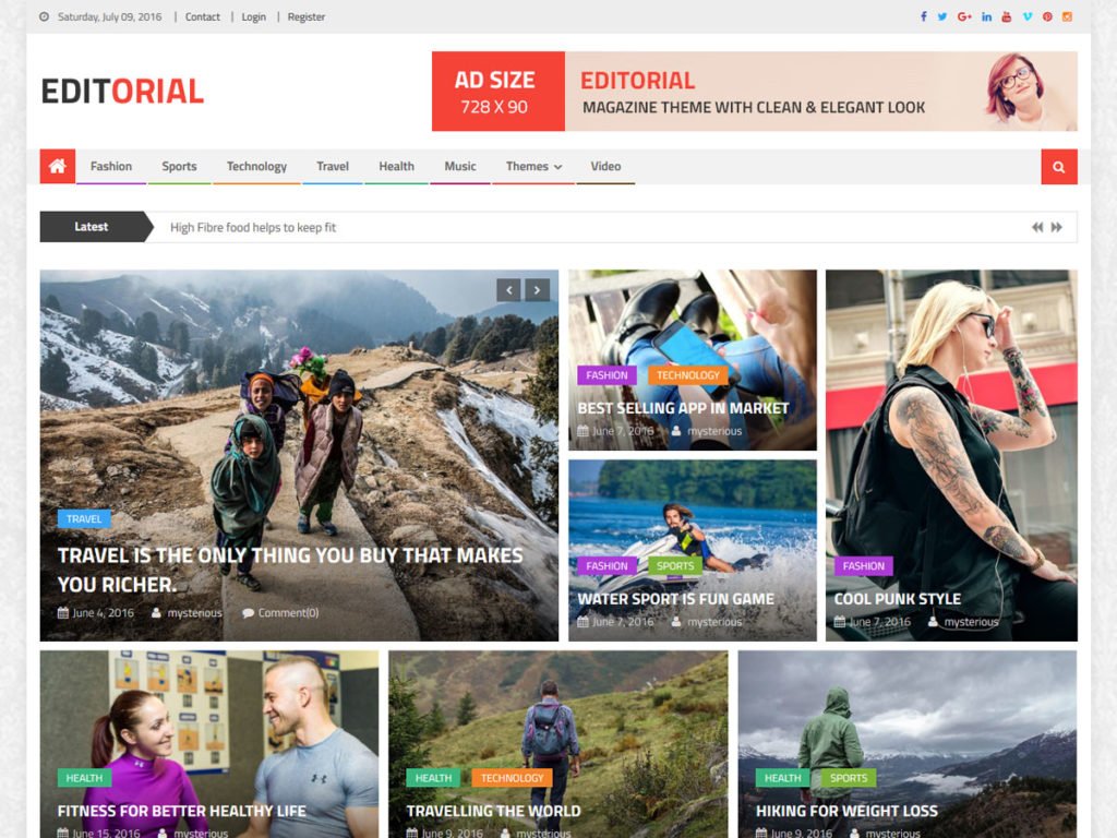 40+ Best Free WordPress Themes 2025